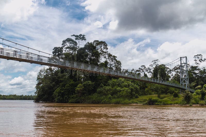 Bridge Over the River in the Amazon, Metal Structure, Large Bridges ...