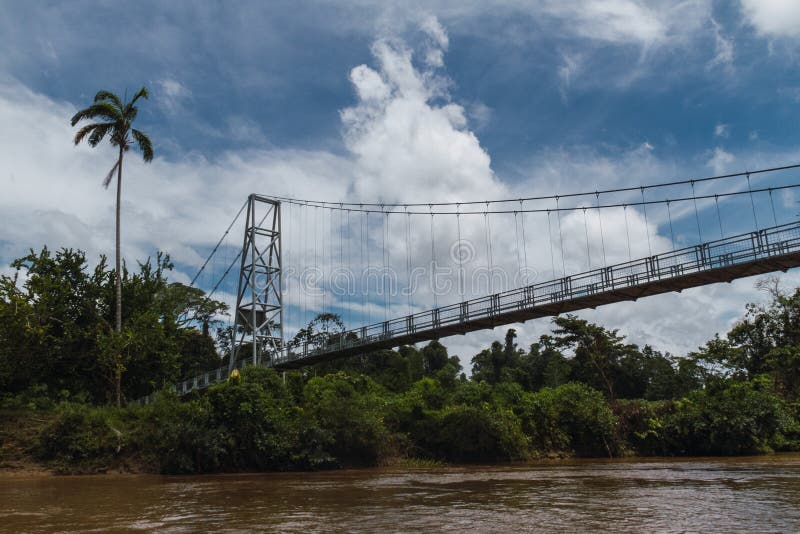 Bridge Over the River in the Amazon, Metal Structure, Large Bridges ...