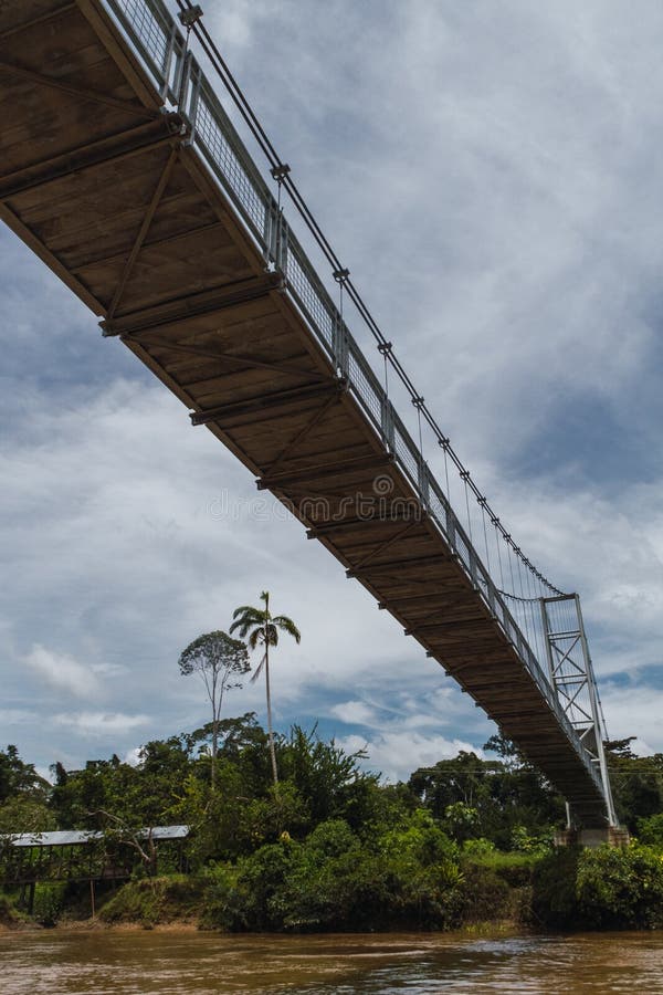 Bridge Over the River in the Amazon, Metal Structure, Large Bridges ...