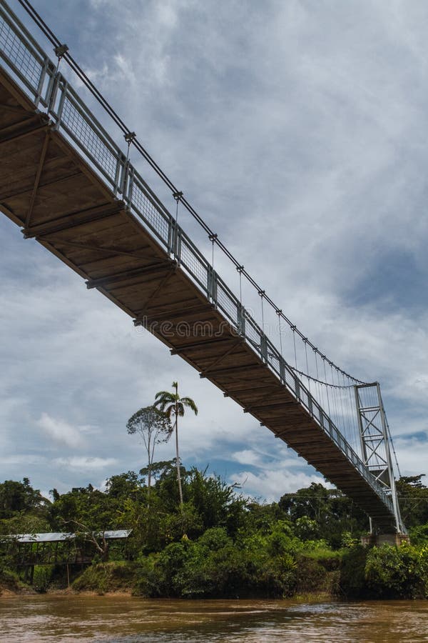 Bridge Over the River in the Amazon, Metal Structure, Large Bridges ...