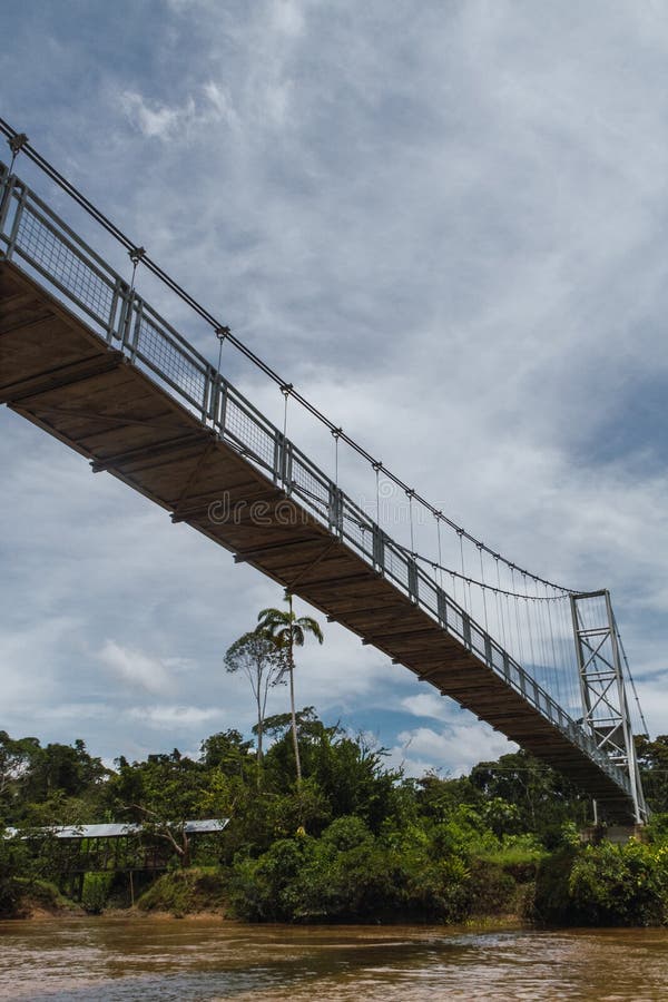 Bridge Over the River in the Amazon, Metal Structure, Large Bridges ...