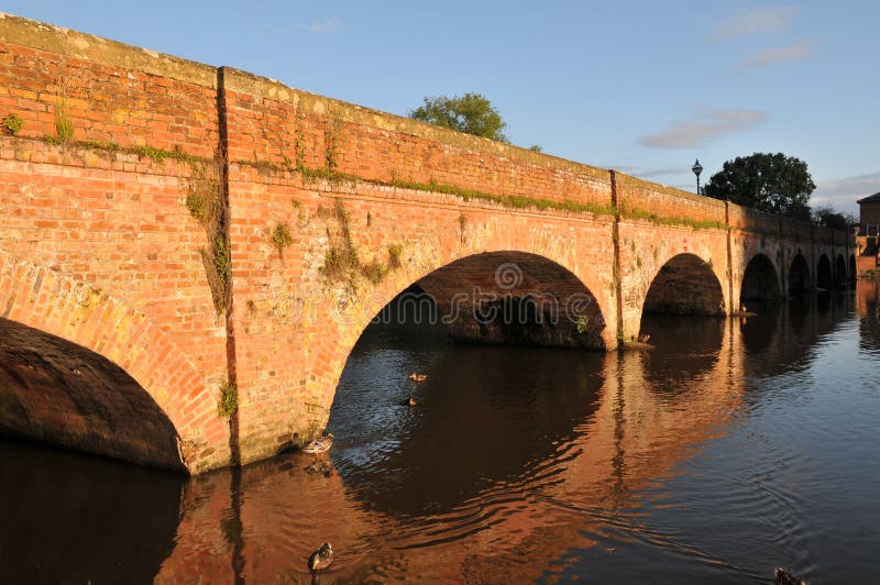 Bridge over the River Avon stock image. Image of water - 26009405