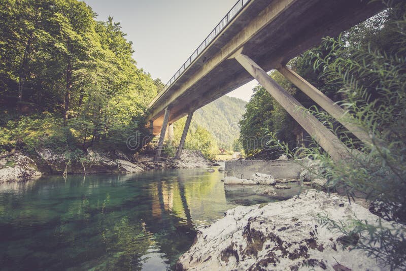 Bridge Over River stock photo. Image of outdoor, bridge - 103231744