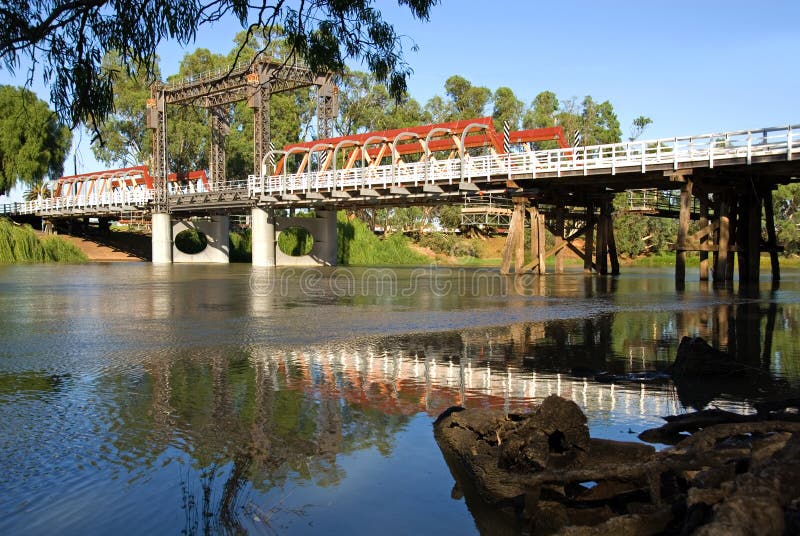 Paterson Bridge, Launceston, Tasmania Stock Image - Image of arch, iron ...