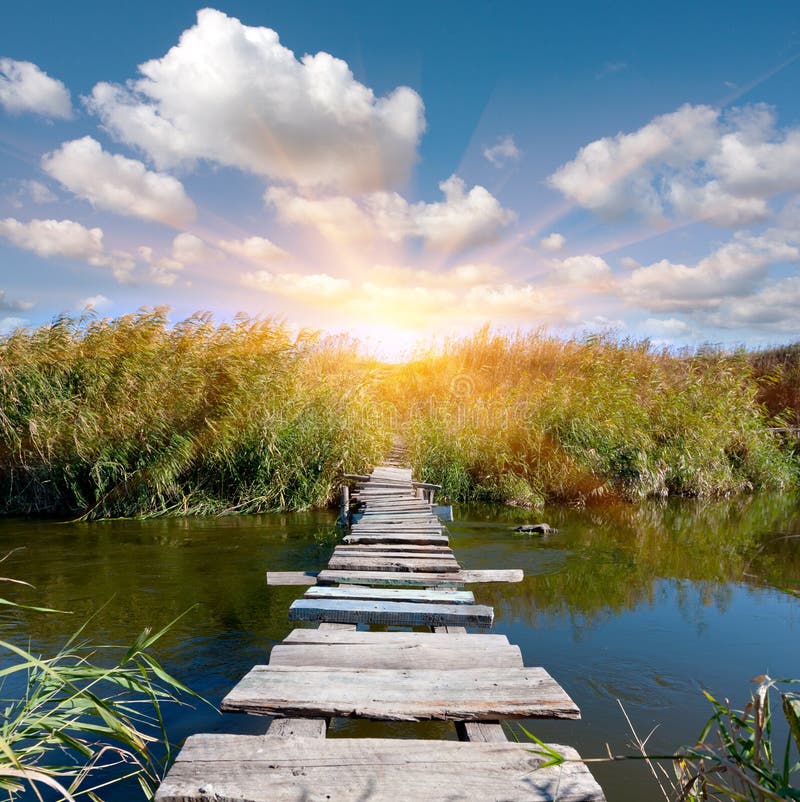 Bridge over river stock photo. Image of travel, scenery - 36096192