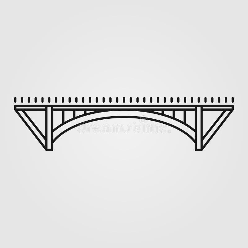 Bridge Over the River or Sea Icon. Transport Bridge Symbol Stock Vector ...