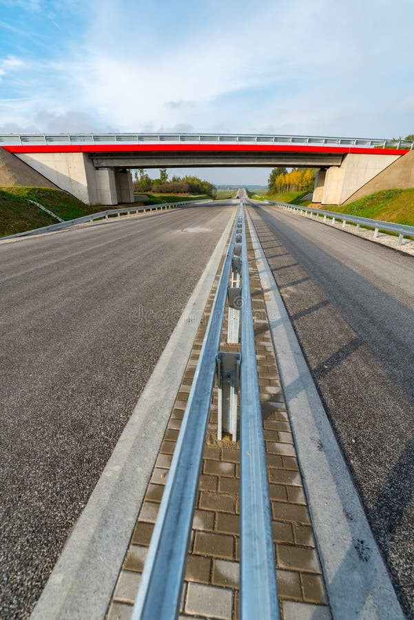 Bridge over the road stock image. Image of asphalt, pattern - 83630765