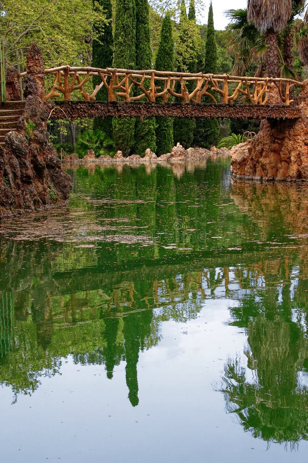 Bridge over Sama s pond stock photo. Image of quiet, orient - 722546