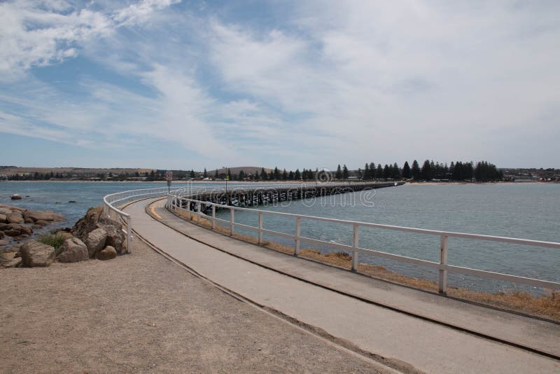 Bridge Over Sea between Land To L Island Stock Photo - Image of island ...
