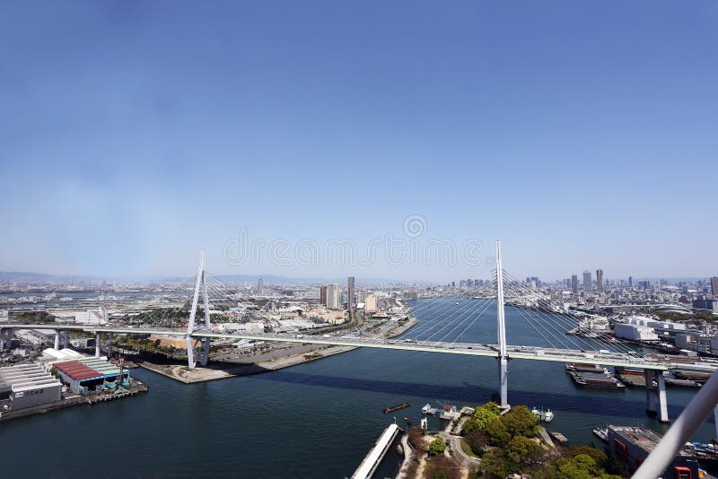 Bridge Over the Sea in Osaka Editorial Image - Image of osaka, canal ...
