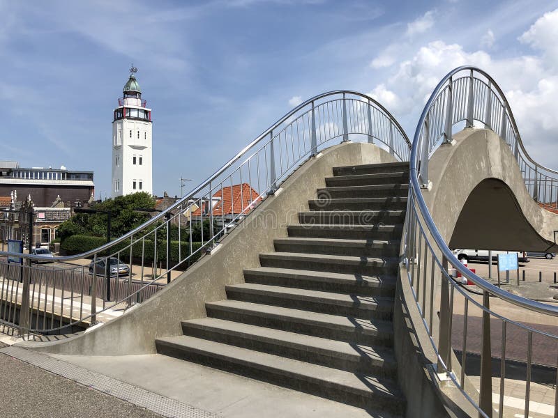Bridge Over a Train Track in Harlingen Editorial Photography - Image of ...