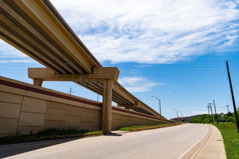 Structural Roadway. Road Junction. Flyover Architecture of Transport ...