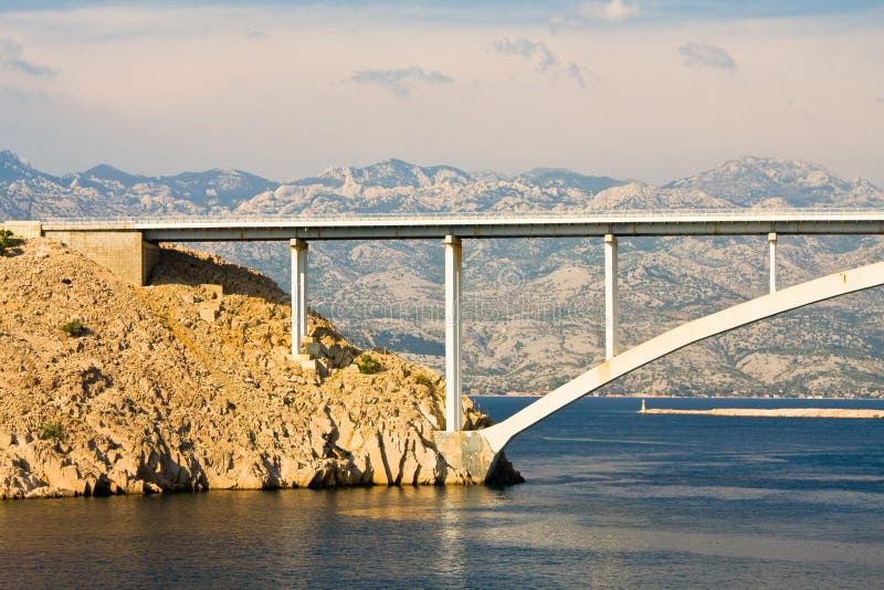 Bridge, Pag Island, Croatia Stock Image - Image of resorts, color: 31364431