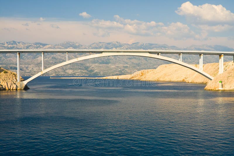 Bridge, Pag Island, Croatia Stock Image - Image of desert, resorts ...