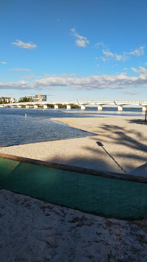 Bridge at paradise point stock photo. Image of wall - 197417282
