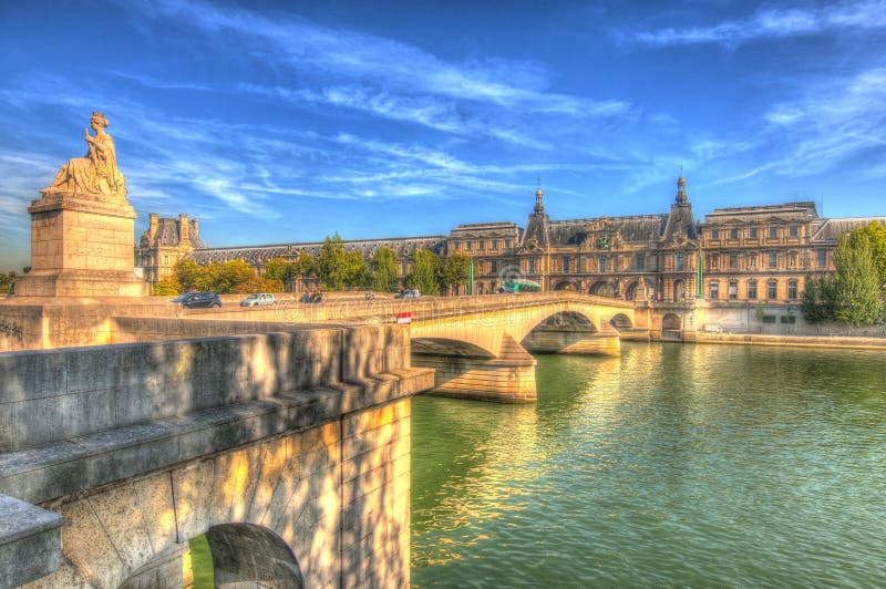 Bridge in Paris editorial image. Image of seine, copy - 47769400