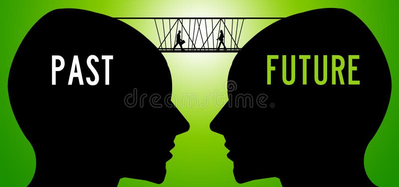 Past and future stock illustration. Illustration of future - 33596555