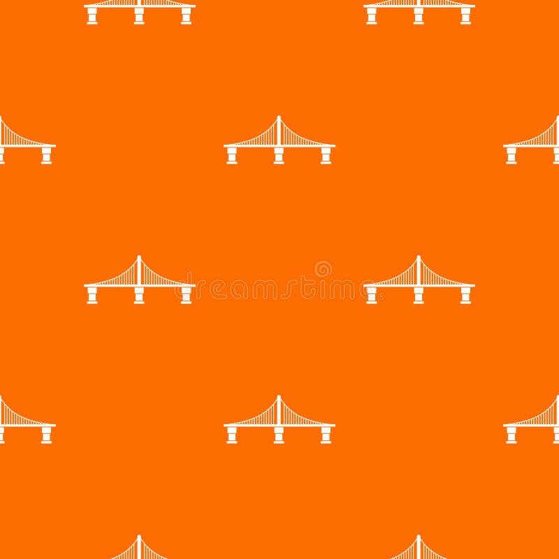 Bridge pattern seamless stock vector. Illustration of outline - 97949394