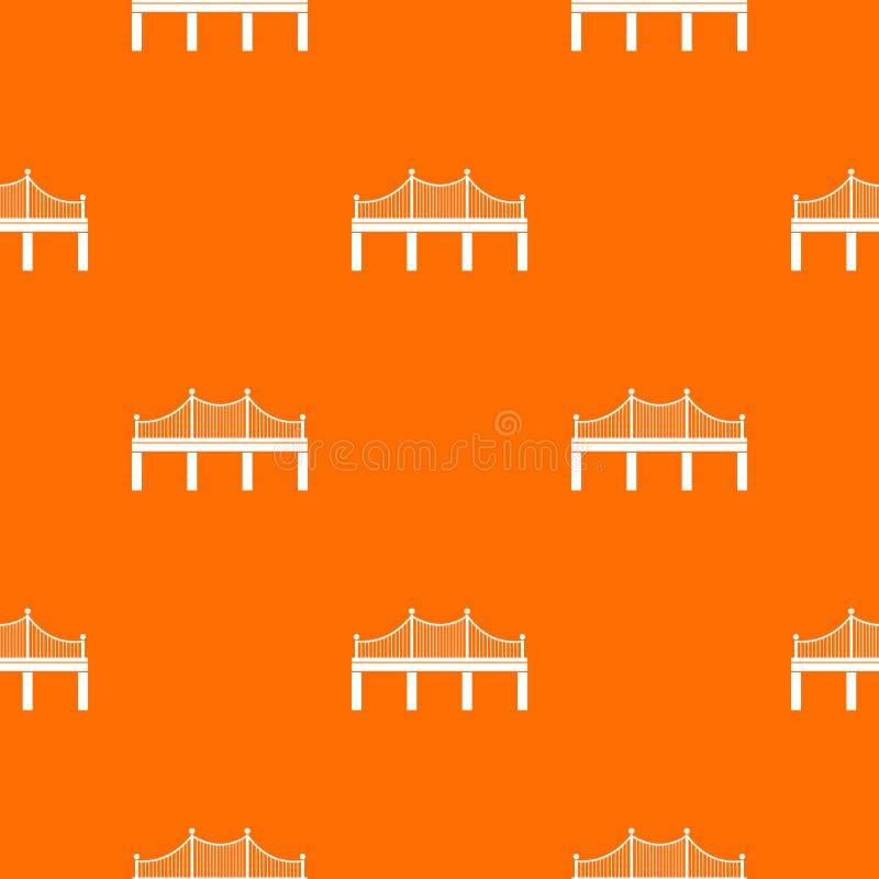 Bridge pattern seamless stock vector. Illustration of bridge - 97950728