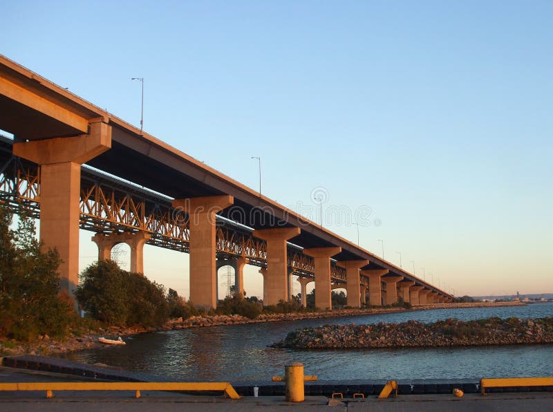 Bridge from the Pier stock image. Image of mooring, pier - 3238797