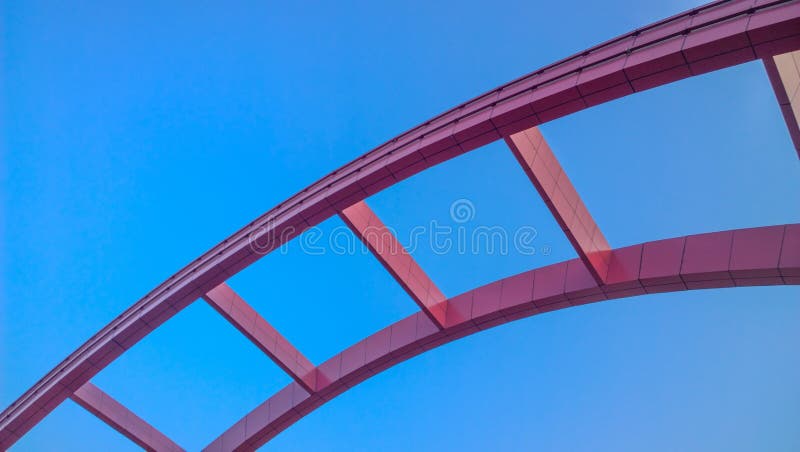 The bridge of pink stock photo. Image of landmark, pink - 58173050