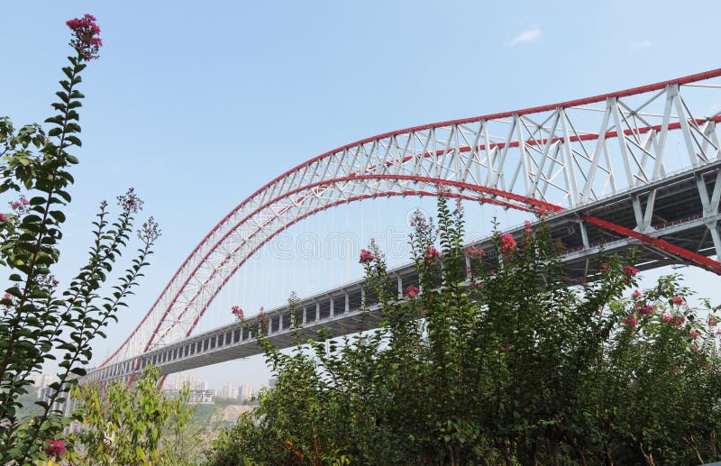 Bridge stock photo. Image of tree, architecture, vegetation - 51735120