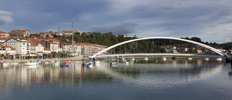 Bridge of Plentzia, Bizkaia Stock Photo - Image of town, panoramic ...