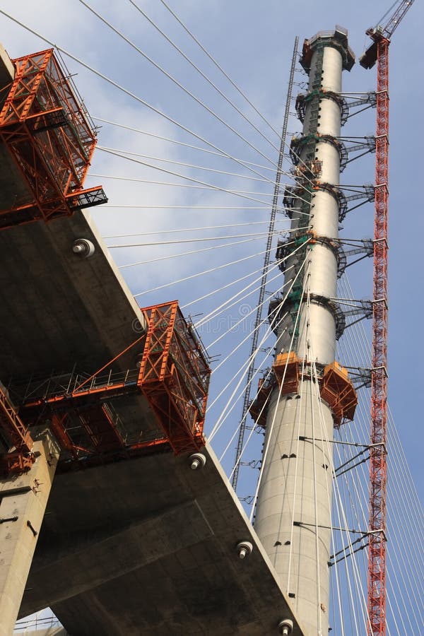 Bridge Pole stock image. Image of bridge, huge, tall, hong - 6741955
