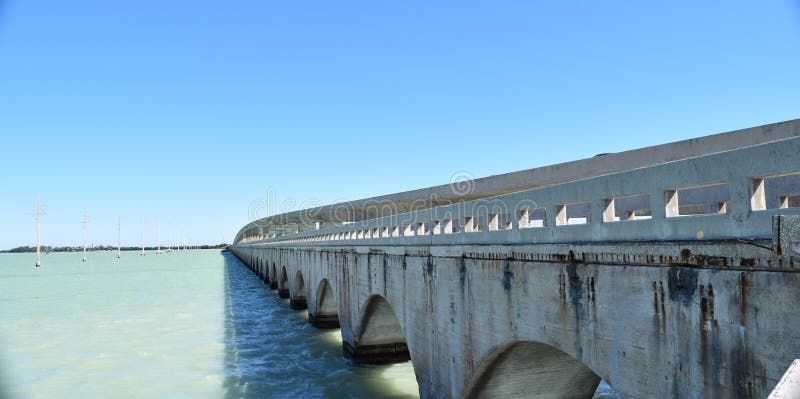 Bridge and power poles stock photo. Image of ramp, lonely - 50500398