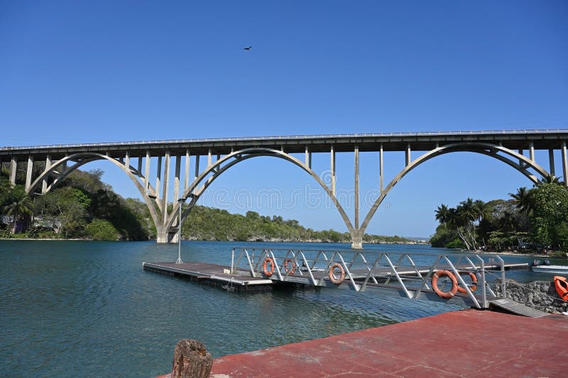 Bridge in the Province of Matanzas Over the Canimar River, Cuba ...