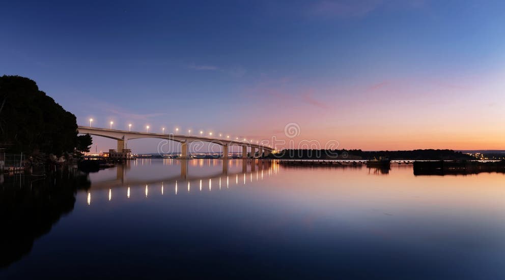 The Bridge `Punta Penna` of Taranto Stock Image - Image of south ...