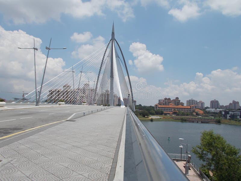 Putra Bridge is the Main Bridge in Putrajaya, Malaysia. Editorial ...