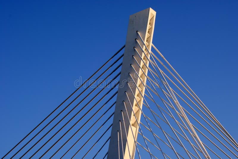 Bridge pylon editorial photography. Image of millennium - 17781182