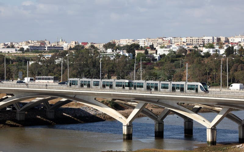 Bridge in Rabat, Morocco editorial photography. Image of transport ...