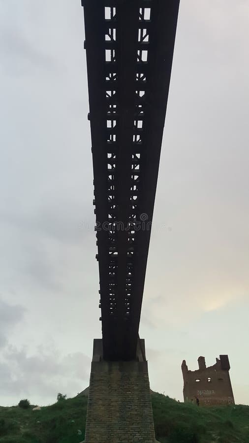 A Bridge of Rail or Patri of Train Over a River in Pakistan, Made by ...