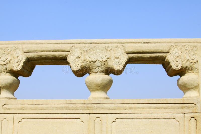 Bridge Railings in Ancient China Stock Image - Image of cultural ...