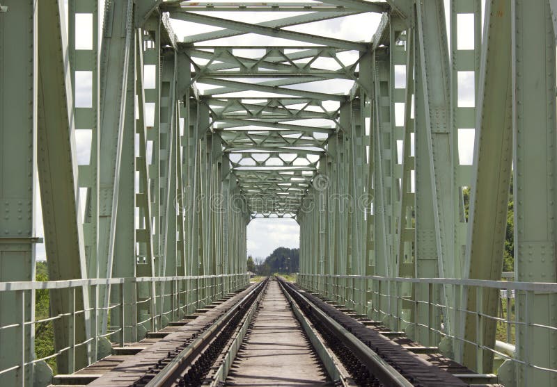 Bridge Railway front view stock image. Image of industry - 72214069