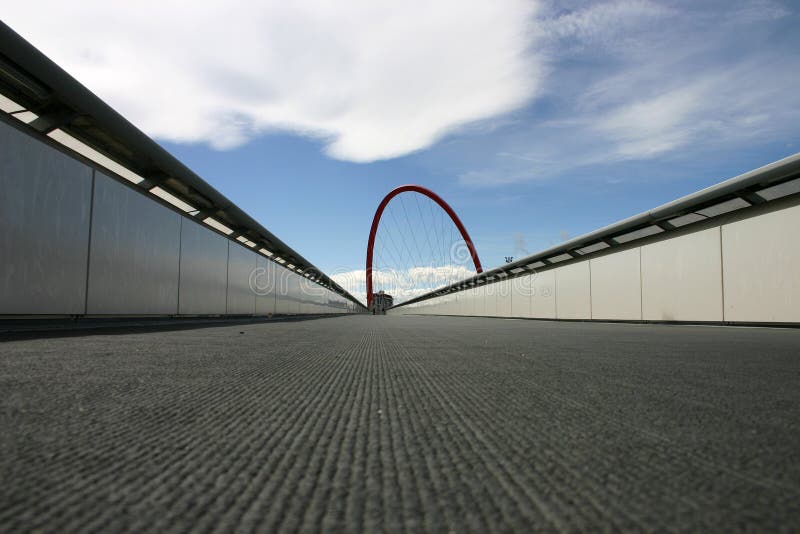 Bridge with red arch stock photo. Image of arch, explore - 2465204
