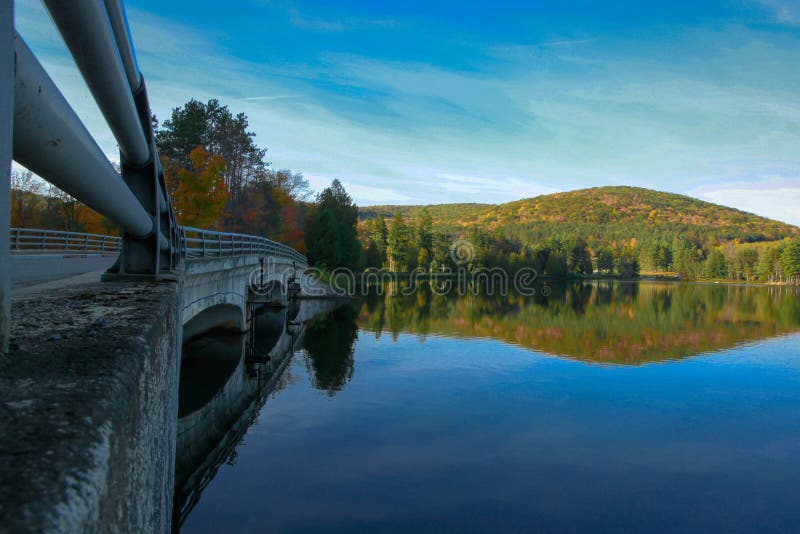 Bridge Reflection stock image. Image of autumn, bridge - 88228779
