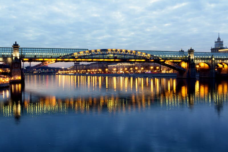 Bridge reflection in water stock photo. Image of reflections - 83004304
