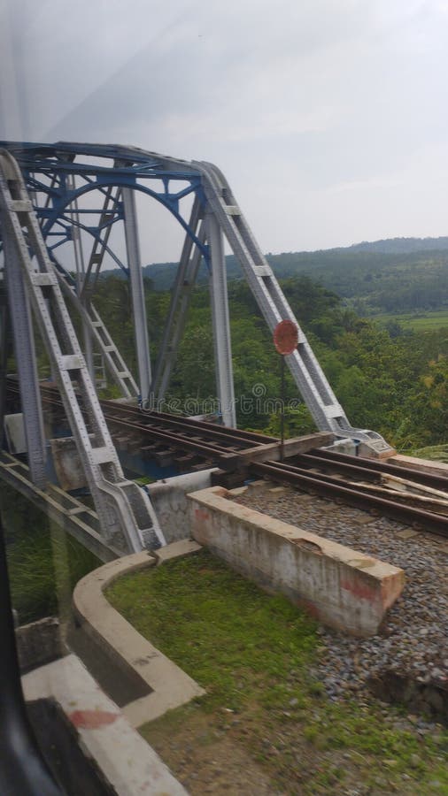 Bridge Renovation in Railway Stock Image - Image of landmark, walkway ...