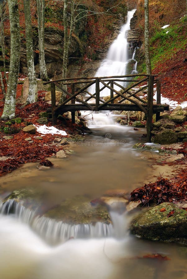 Bridge on the river stock photo. Image of stream, space - 13390172