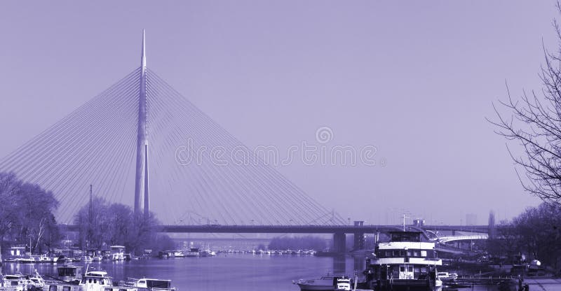 Bridge on river stock photo. Image of river, dark, carriage - 50224448