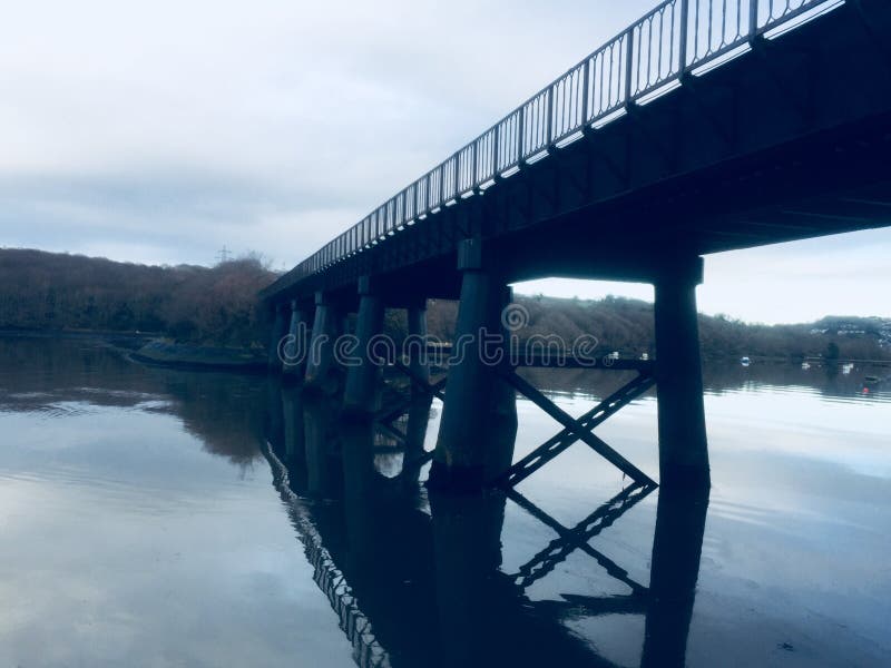 Bridge on the River Tamar Devon Stock Photo - Image of darl, britain ...