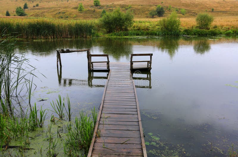 Bridge on river stock photo. Image of pathway, beautiful - 60729054