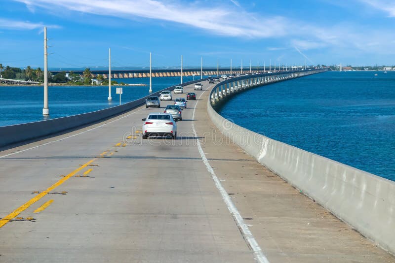 Bridge Road Freeway Key West Florida Stock Image - Image of florida ...