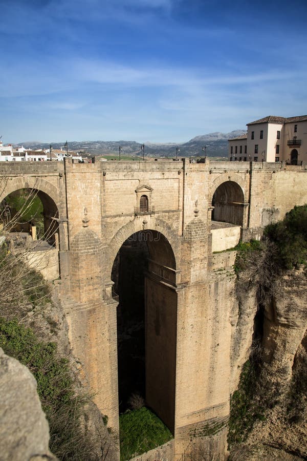 Bridge ronda spain stock photo. Image of europe, andalusia - 55163790