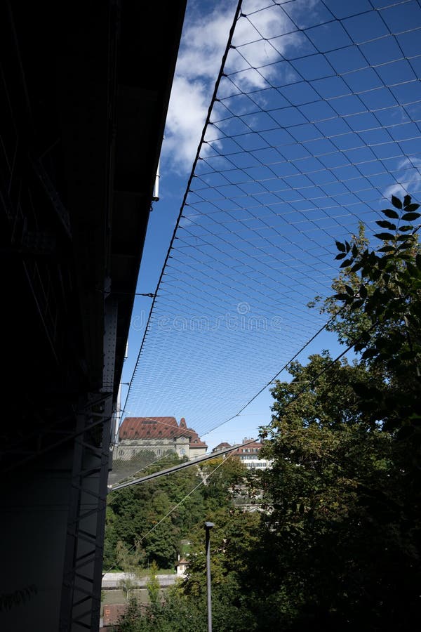 Bridge Safety Net stock image. Image of netting, protective - 379332129