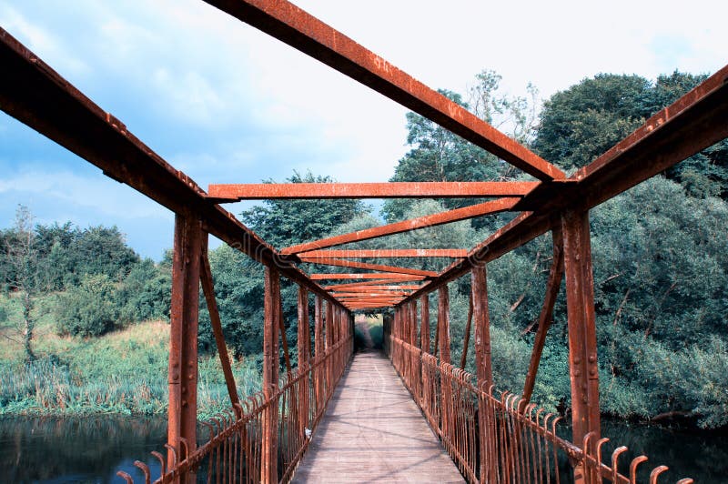 Bridge Seen from the Inside Stock Photo - Image of architecture, county ...