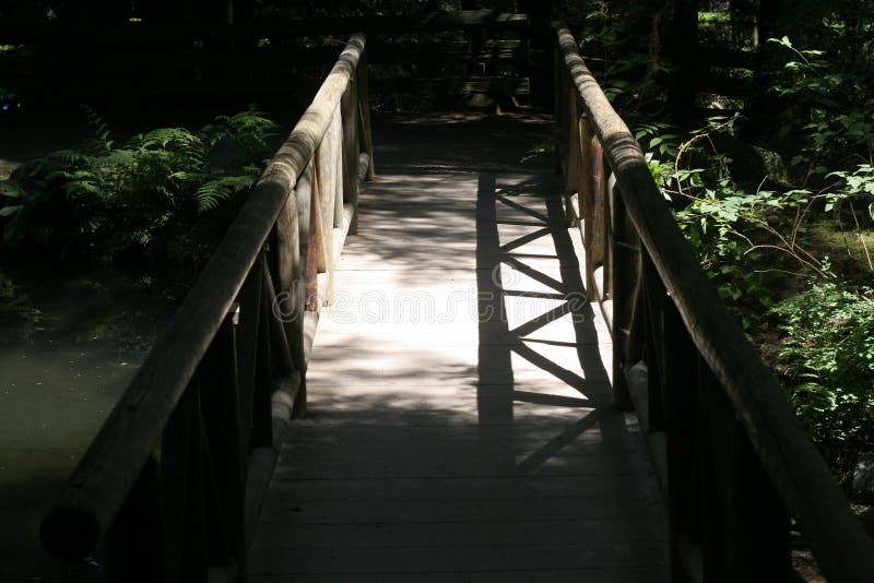 Bridge in shadow stock image. Image of beam, vancouver - 1000709